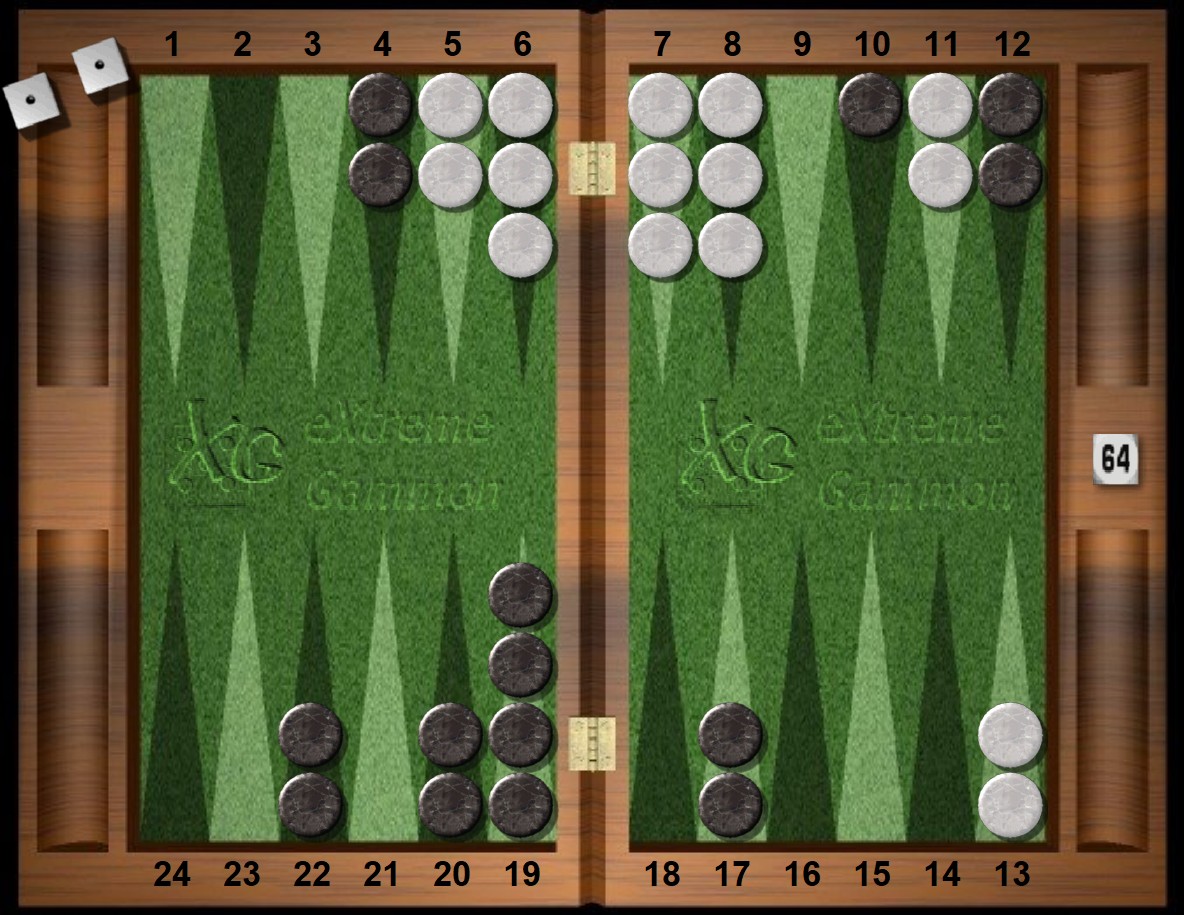 Using her reference first cube – the baron talks backgammon